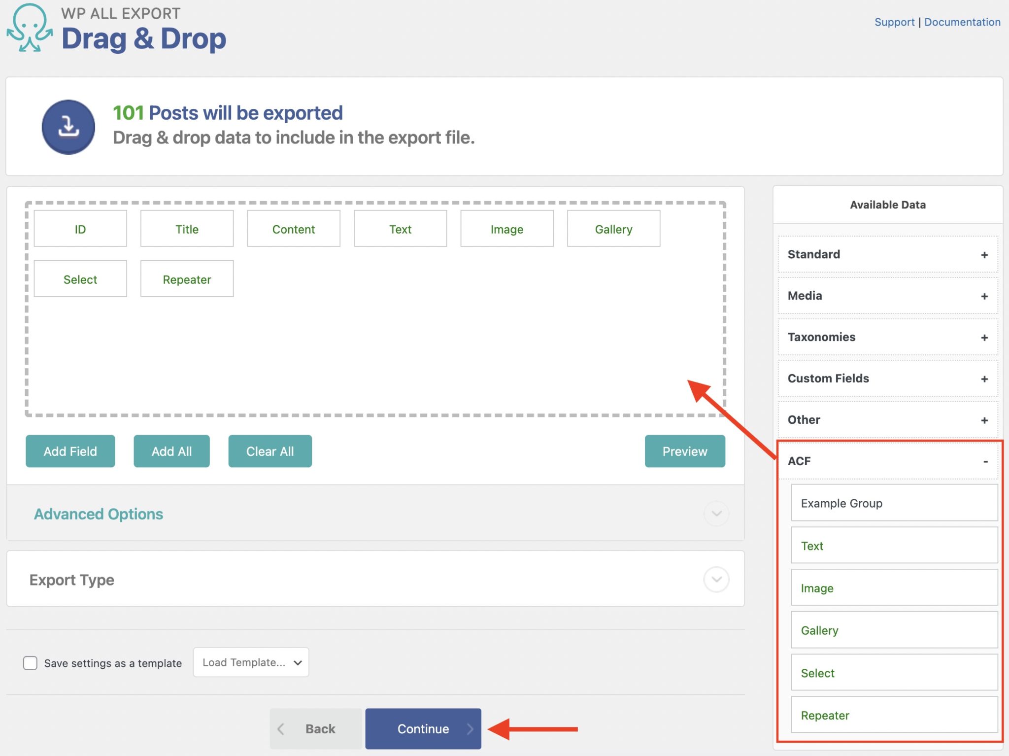 How to Export Advanced Custom Fields (ACF) - WP All Import