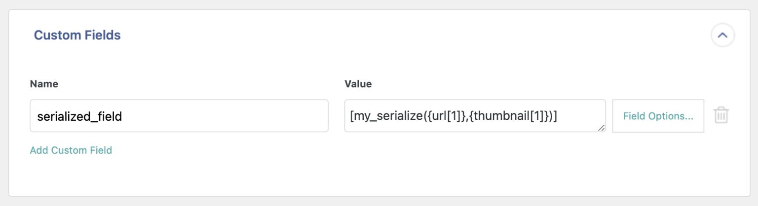 Advanced - Importing to Serialized Fields - WP All Import