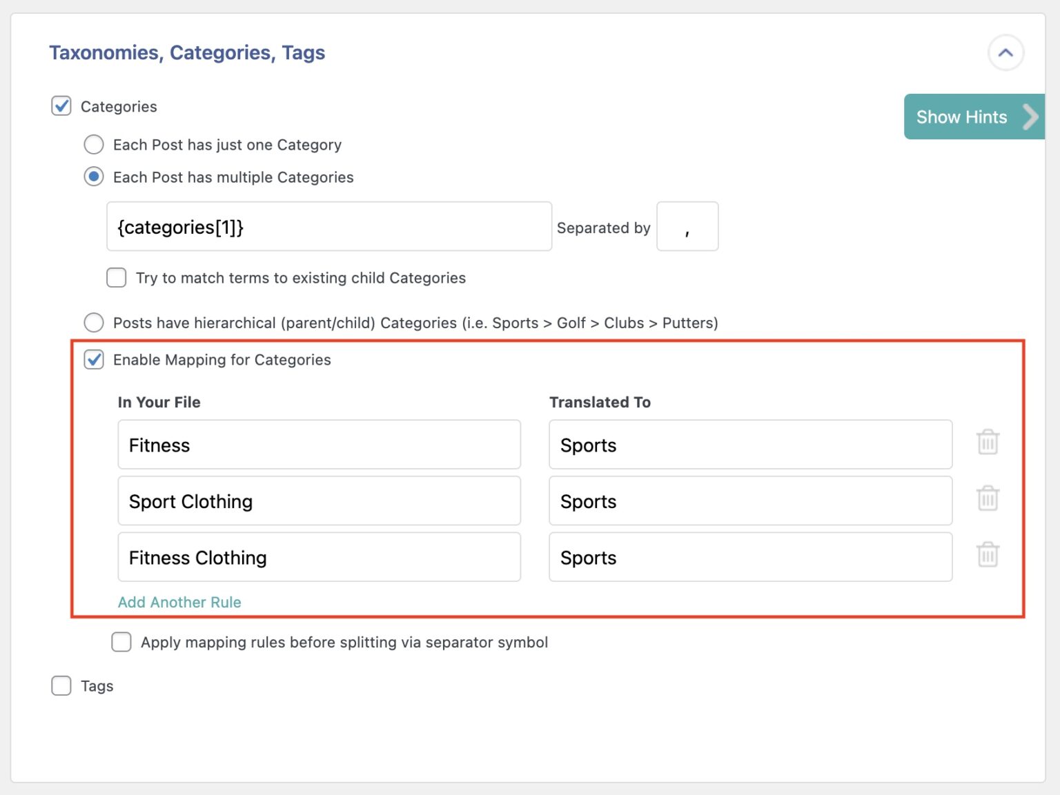 Import Categories, Tags, and Custom Taxonomies - WP All Import