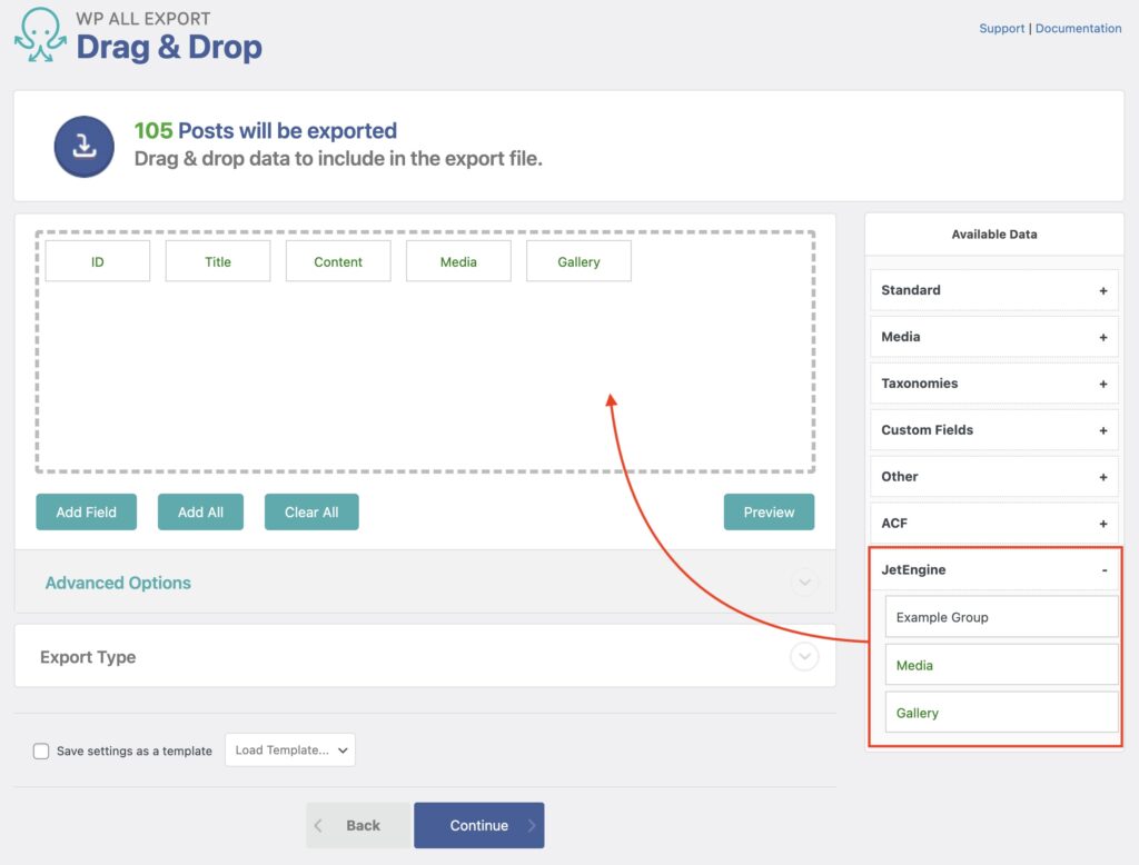 How to Export JetEngine Content Fields - WP All Import